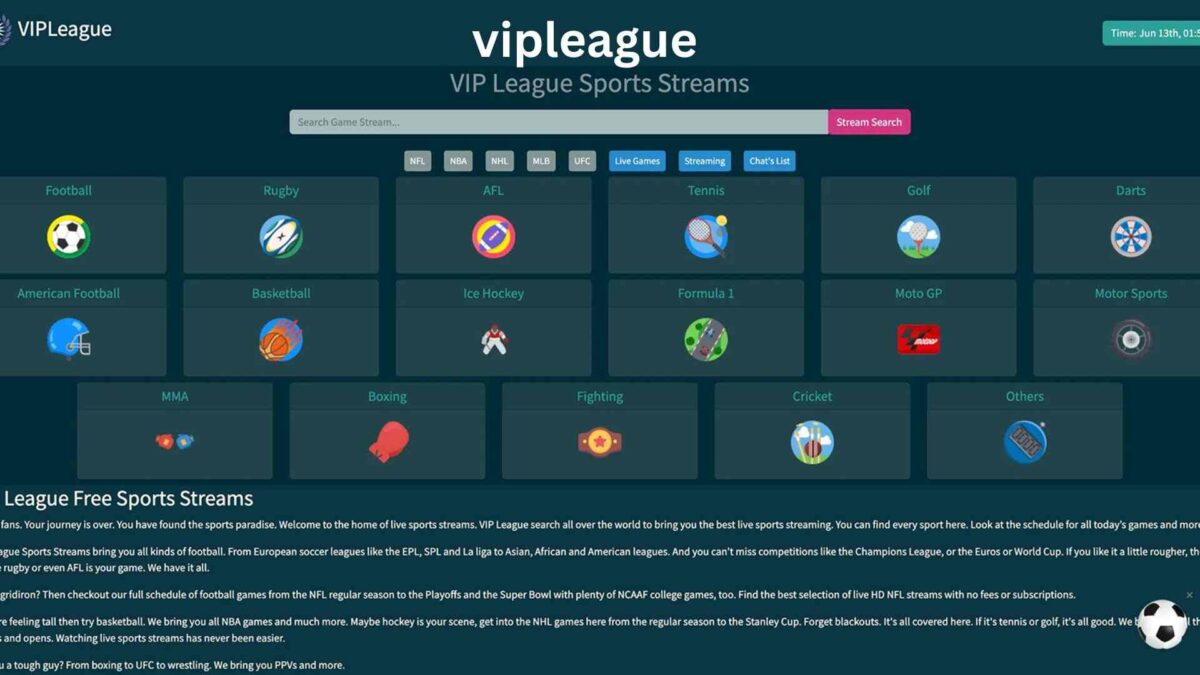 Vipleague: a platform for a clear understanding of the sport